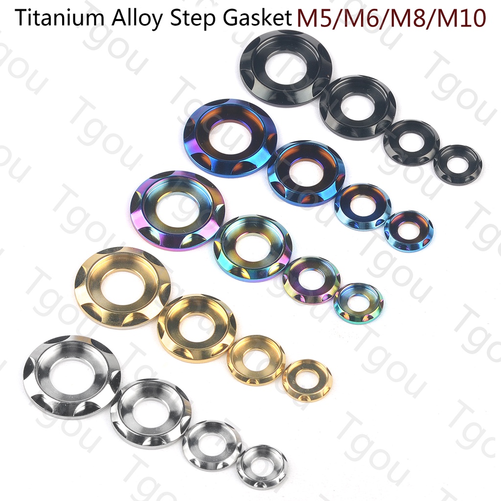 Tgou Titanium Washer M5 M6 M8 M10 Fancy Decorative Washer Enlarged ...