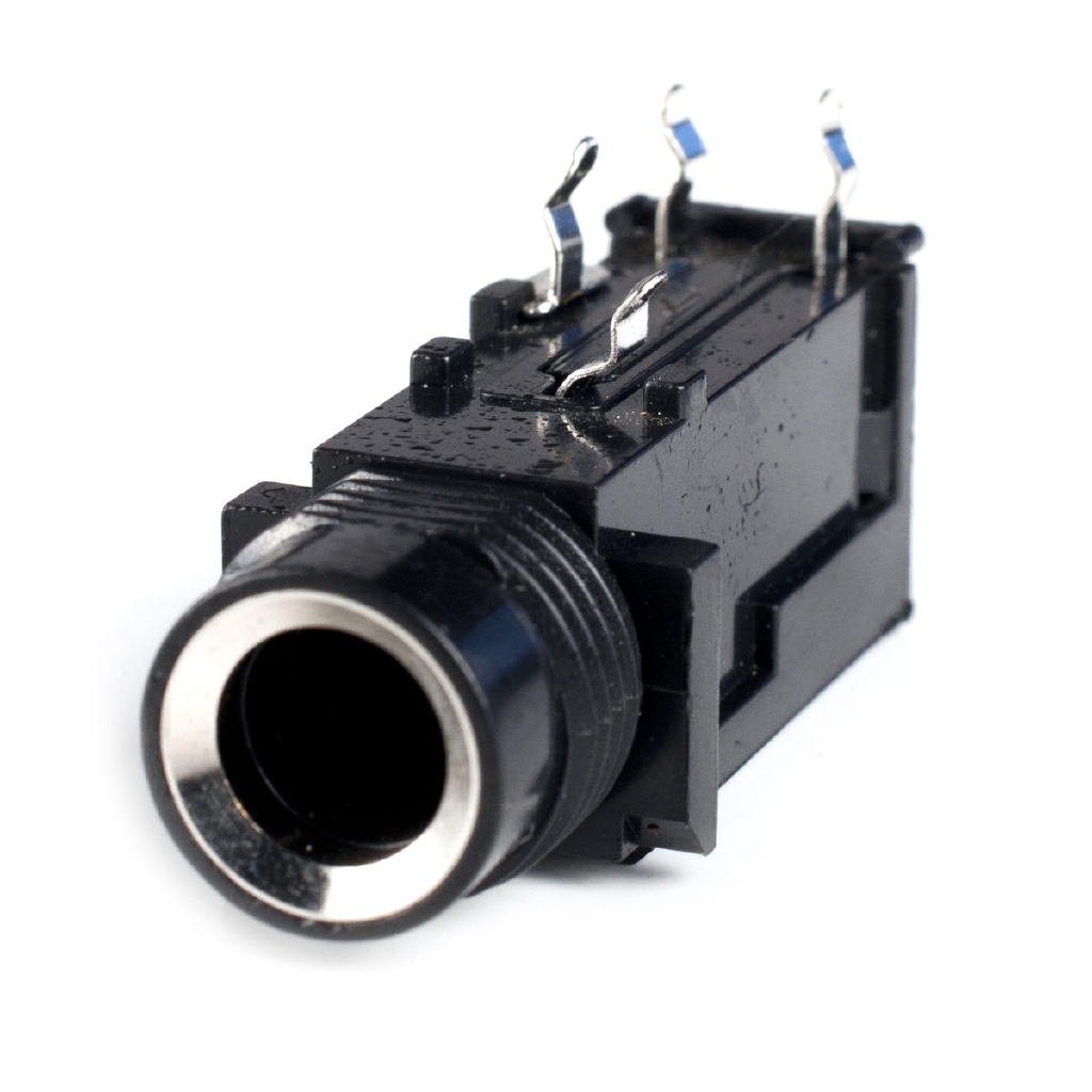 Ready stock* 5pcs,1/4" 6.35mm Audio STEREO Female Panel Mount ...