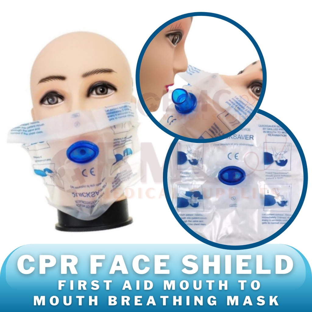Disposable First Aid Breathing Respirator CPR Mask Medial Emergency ...