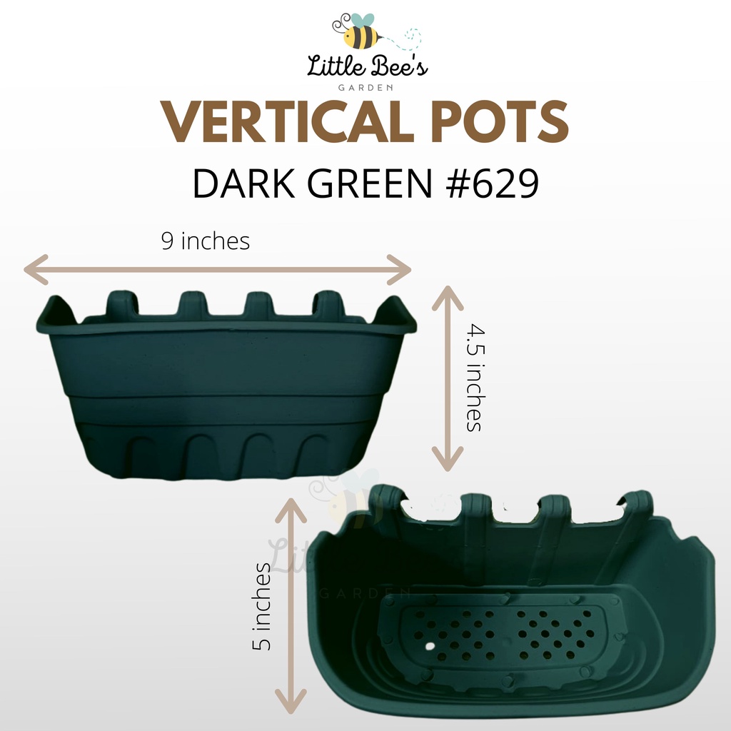 Vertical Hanging Garden Pots [Little Bee's Garden] | Shopee Philippines