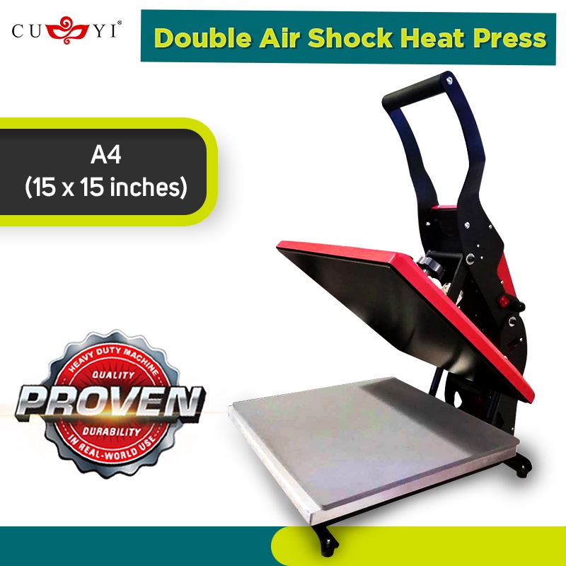 CUYI/QUAFF Heat Press Machine A4/A3 Size Clam Type | Drawer Type ...