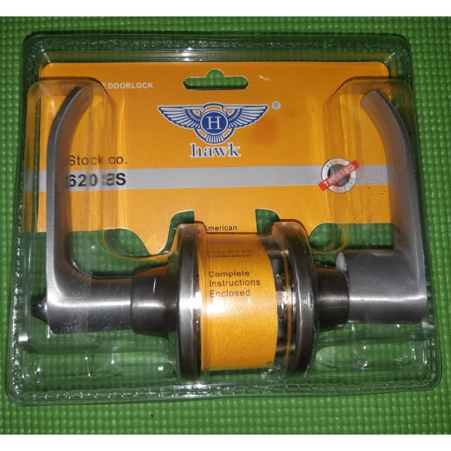 Hawk Lever Type Doorknob Door Lock Door Knob Handle Lockset | Shopee ...