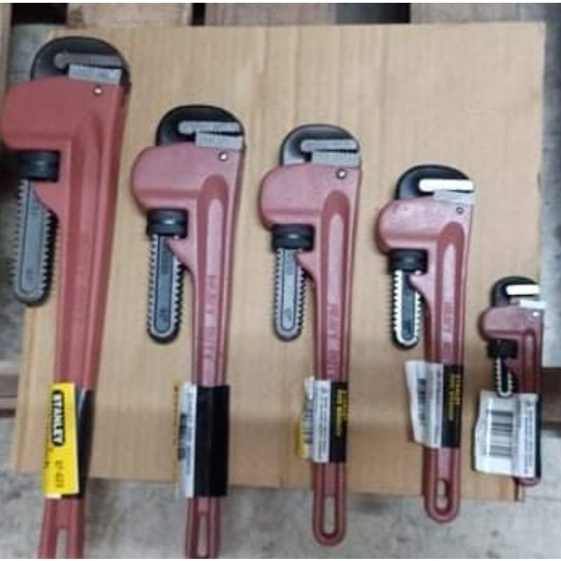 Stanley Pipe Wrench 87-620 6”, 87-622 10”, 87-623 12”, 87-624 14”, 87 ...