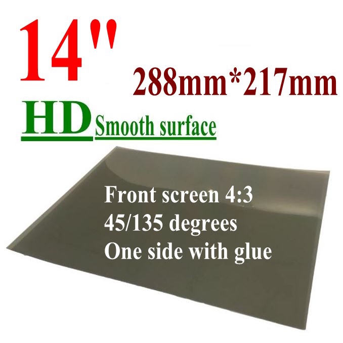 1pcs 14inch 288 * 217mm 0 45 90 135 Degree 14'' 1 piece Polarizer Lcd ...