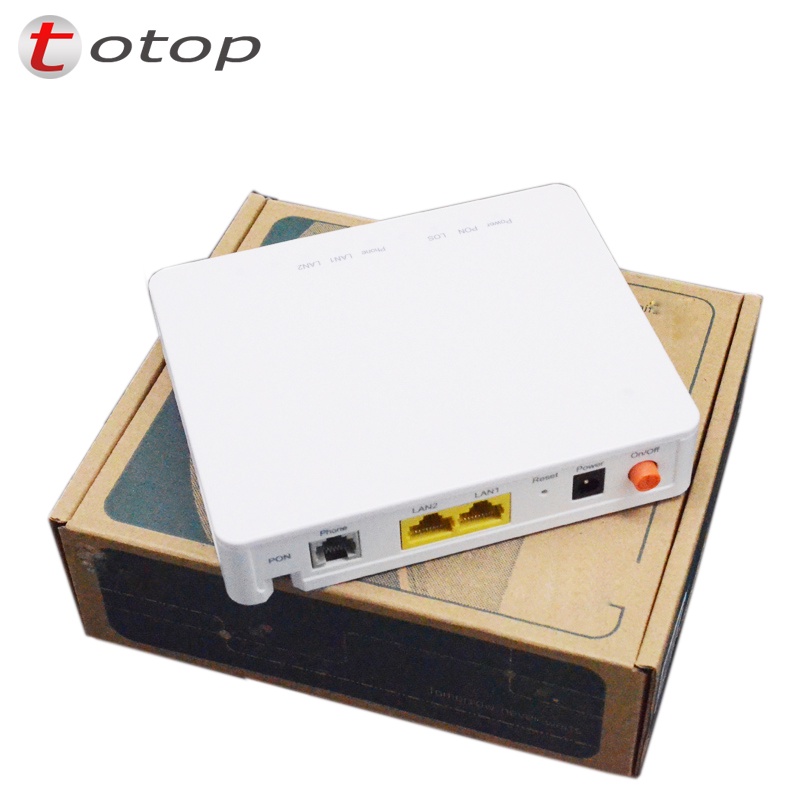 Orinigal F612 GPON ONU 1GE+1FE ethernet 1voice optical network terminal 100% New FTTH Fiber ...