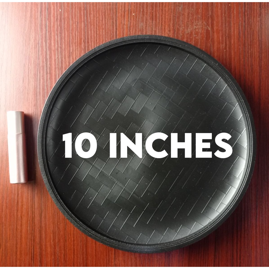 10" 12" 14" Food Grade Black Plastic Bilao Reusable Round Bilao made of ...