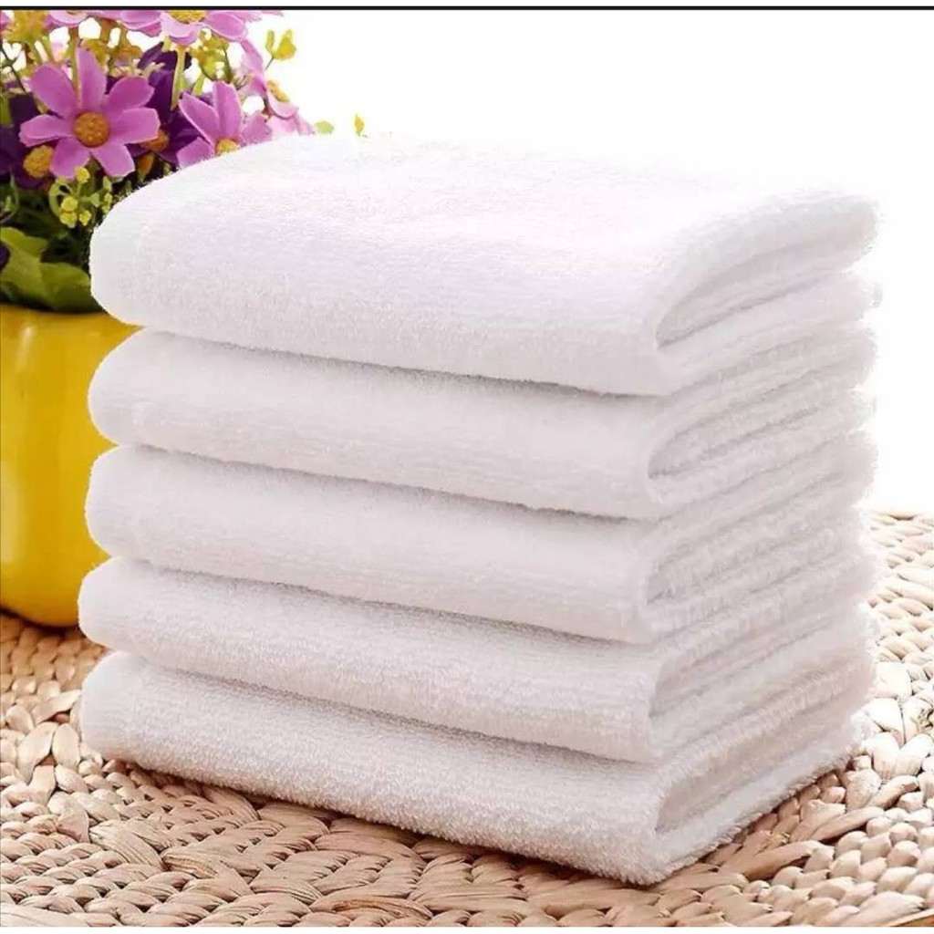 Cosytyle Plain White Back/Hand Face Towel No.BT04 (1Pack ORDER ...