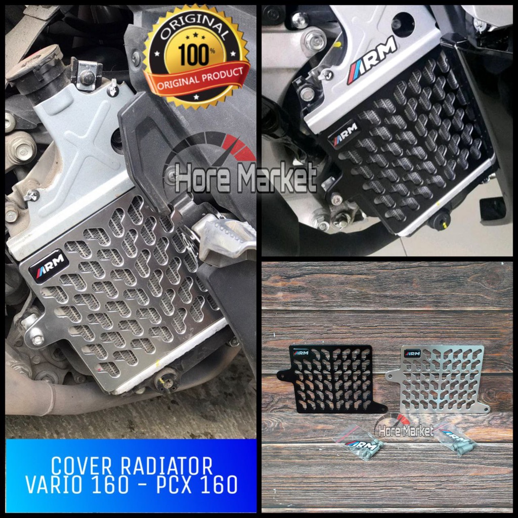 RADIATOR LID COVER VARIO 160 ABS CBS STYLO 160 PCX 160 2021 2022 2023 ...