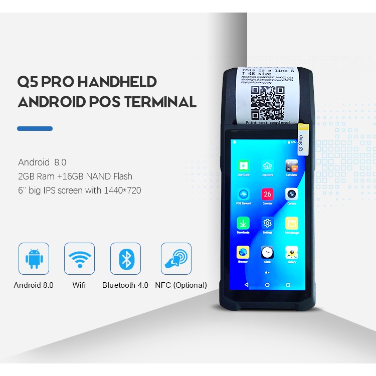 Android Handheld Terminal Android Rugged PDA Barcode Camera Scanner Pos ...