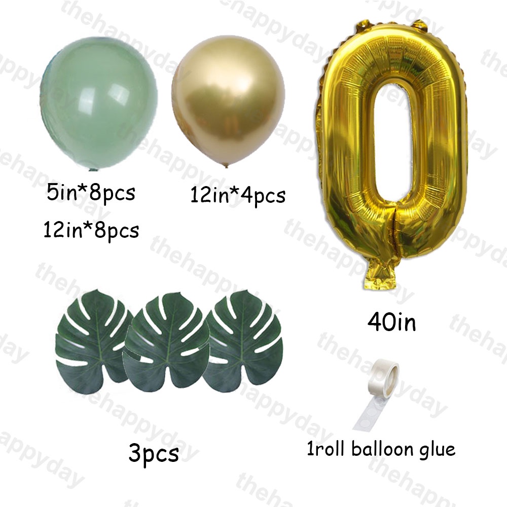Jungle Safari Animal Head Birthday Balloons Set Lion Tiger Helium ...