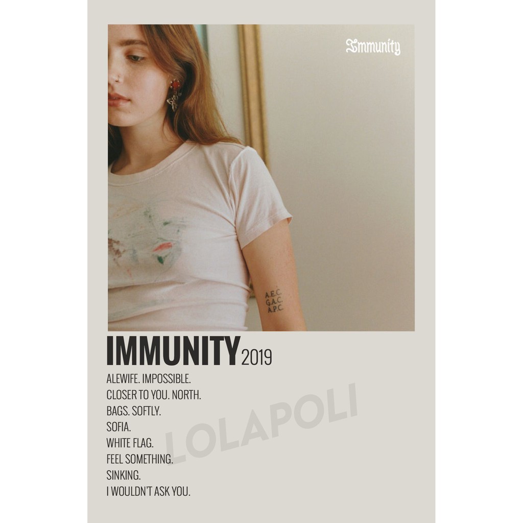 Immunity Album Cover Poster - Clairo | Shopee Philippines