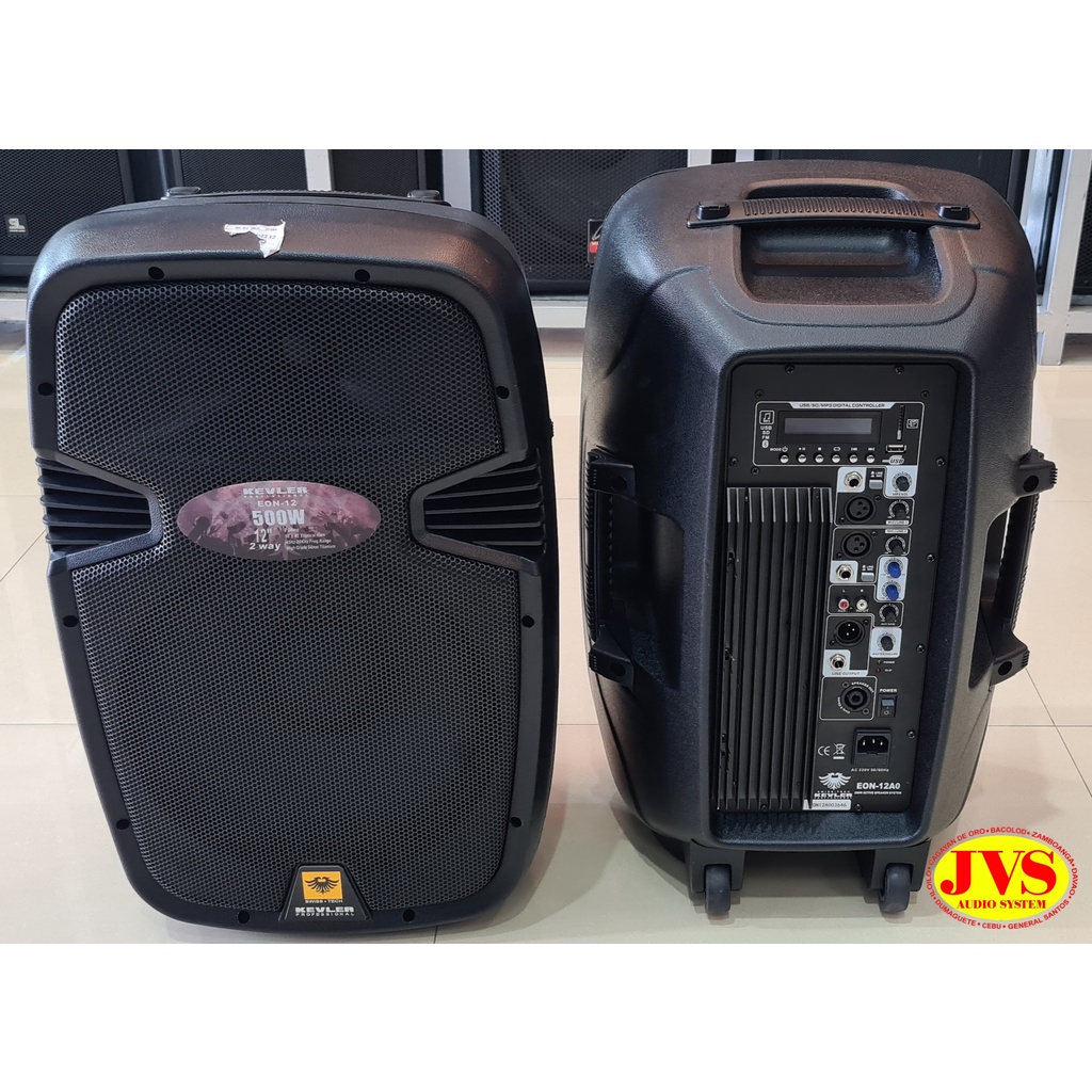 Kevler EON-12A 12" 2 Way Full Range Active Speaker 250W AMP with USB ...