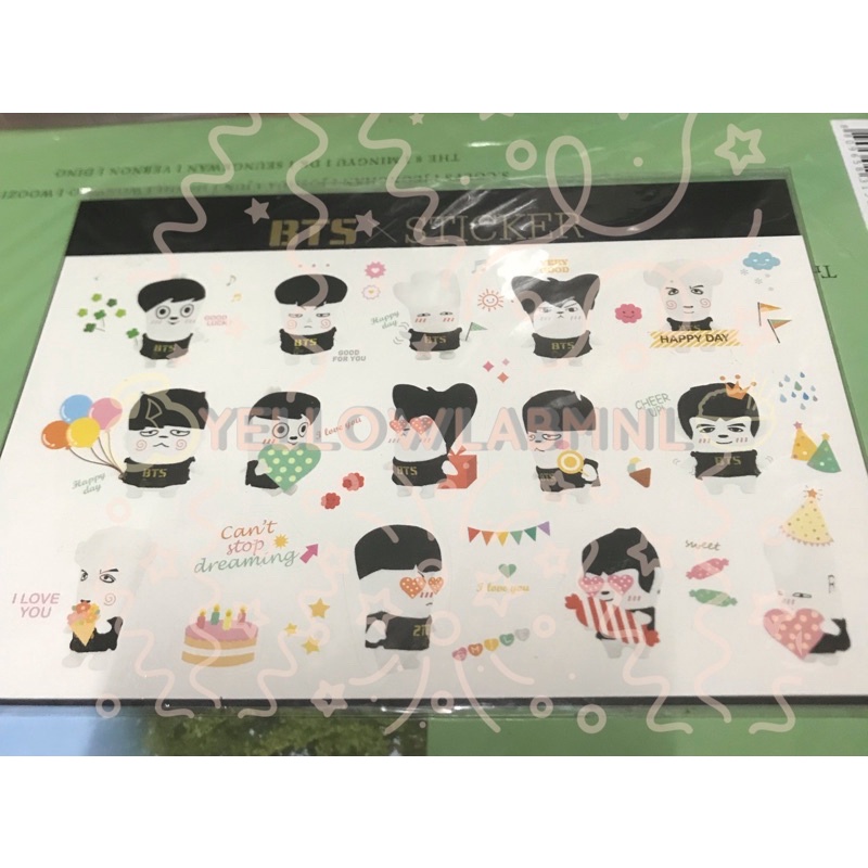 BTS Bangtan boys Hiphop Hip Hop Monster Official Sticker | Shopee ...