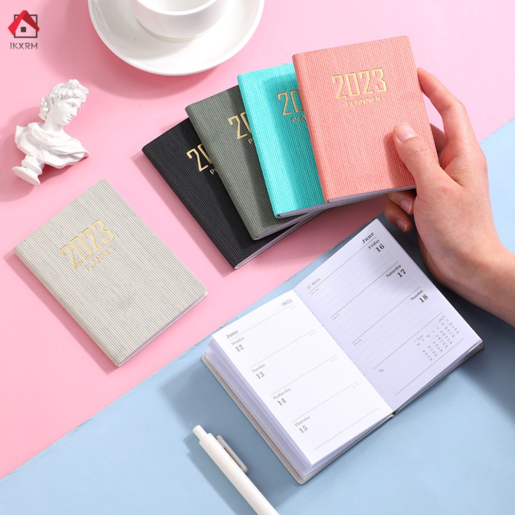 2023 Daily Planner Notebook Portable A7 Pocket Calendar 60 Sheets/120 ...