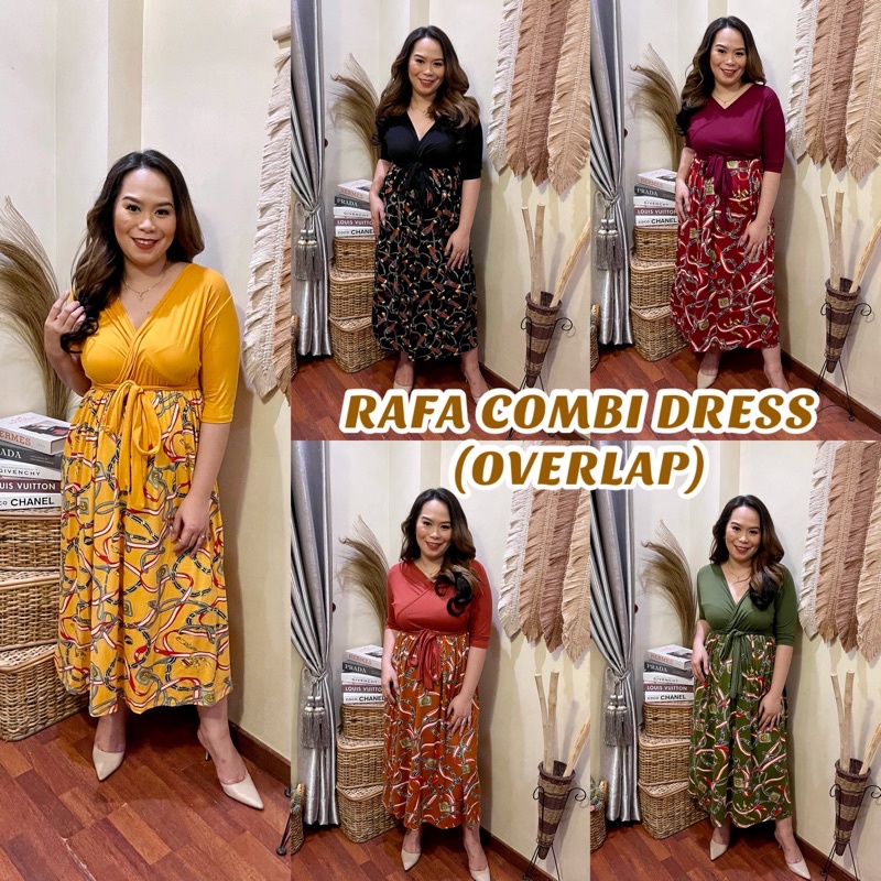 RAFA COMBI DRESS (OVERLAP) | Shopee Philippines