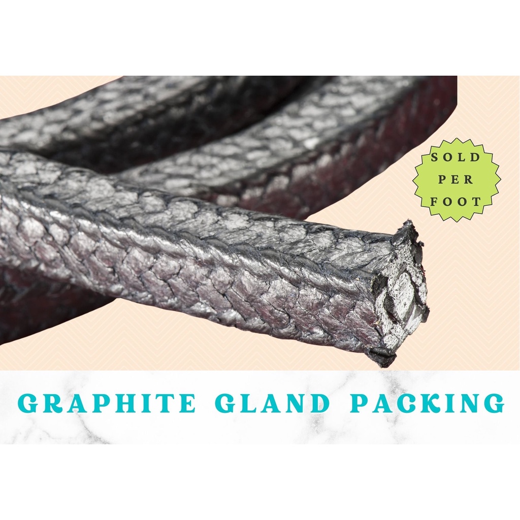 Graphite Non Asbestos Gland Packing Para sa Bomba ng Patubig - Sold by ...