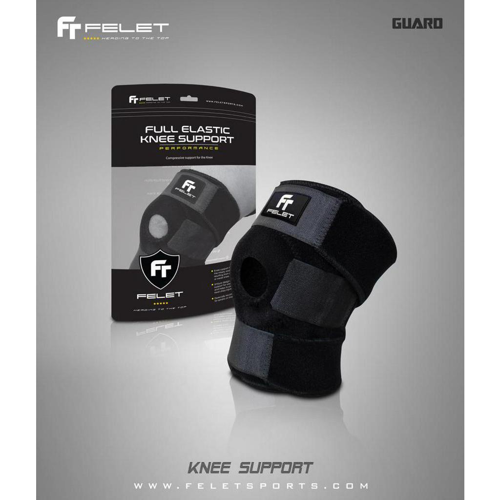 Felet Full Elastic Knee Support Badminton Gym Tenis Jogging Ping pong ...