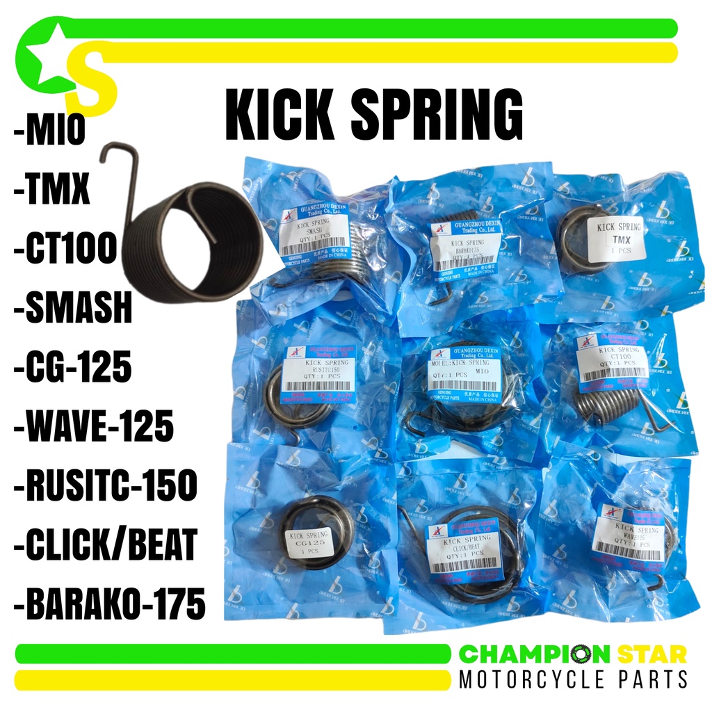 MOTORCYCLE PARTS KICK SPRING BARAKO175,TMX,CT100,CLICK/BEAT,MIO ...