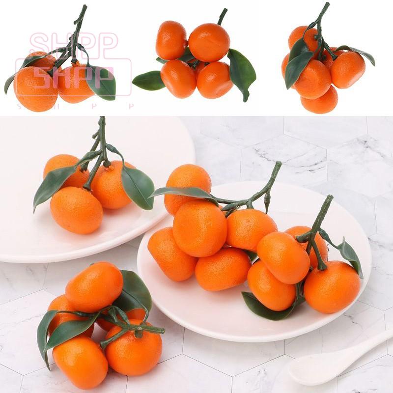 Fake Oranges Fruit Artificial Lifelike Simulation Red Apples Home House ...