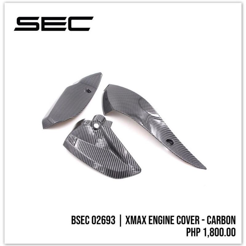 ORIGINAL SEC XMAX V1 & XMAX V2 CRANKCASE CARBON GARNISH COVER 70%OFF ...