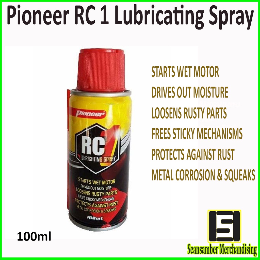 Pioneer RC1 Lubricating Spray Multi Purpose Lubricant Protects Against ...