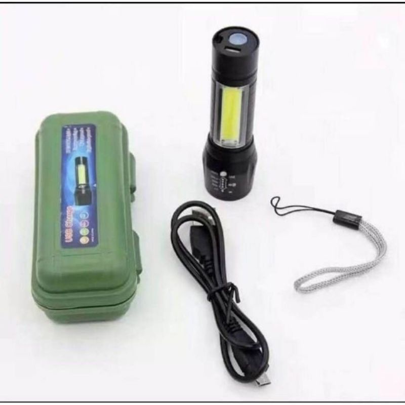 POLICE CREE Mini led flashligt rechargeable | Shopee Philippines