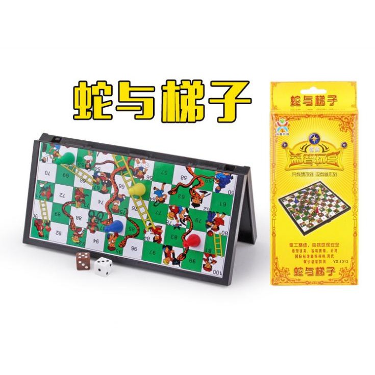 Magnetic Snake And Ladder Travel Pocket Portable Game Board | Shopee ...