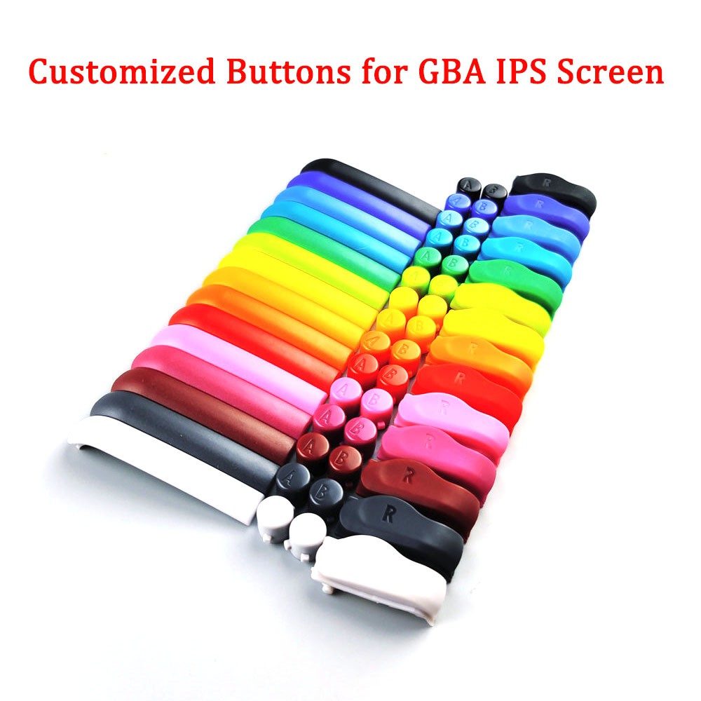 New Customized A B L R Buttons for GBA Buttons For GameBoy Advance ...