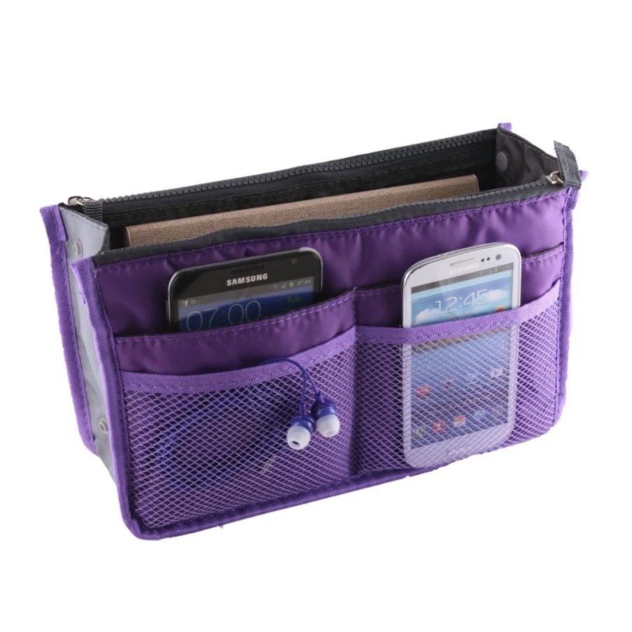 Dual Bag in Bag Organizer (Purple) | Shopee Philippines