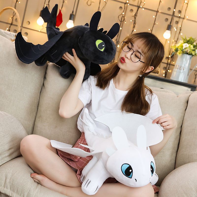 【COD】How To Train Your Dragon 3 Toothless Anime Figure Night Fury Plush ...