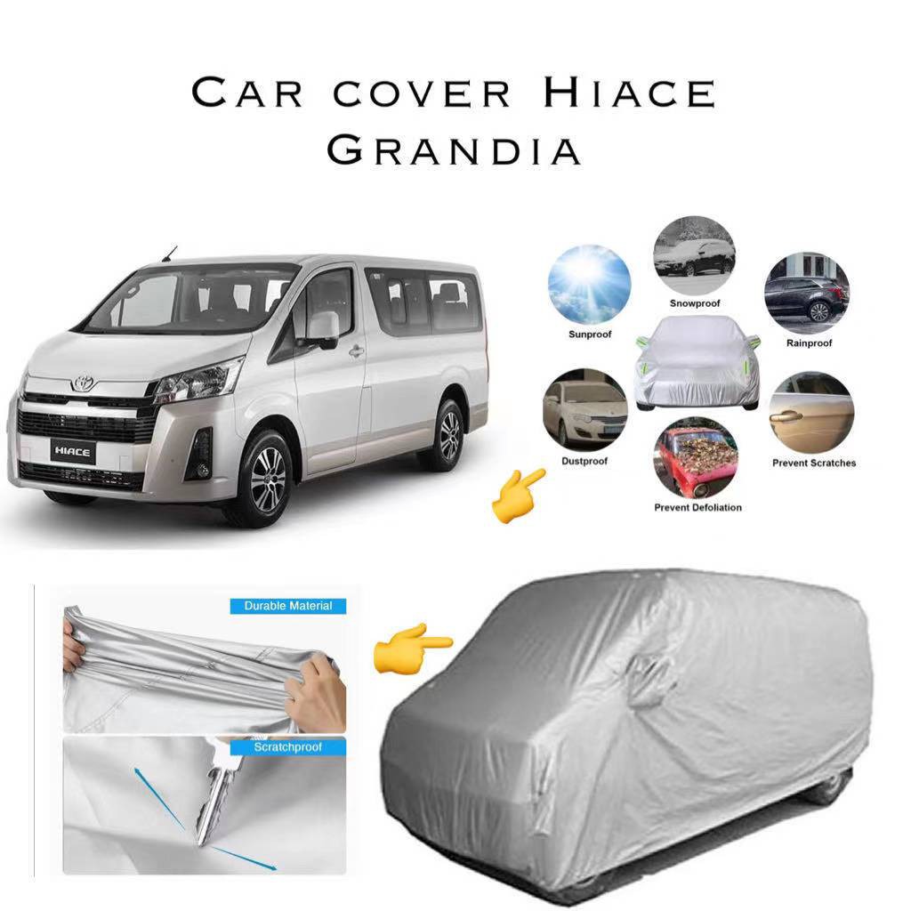 LD CAR COVER HIACE GRANDIA (THICK CLOTH) (6125) | Shopee Philippines