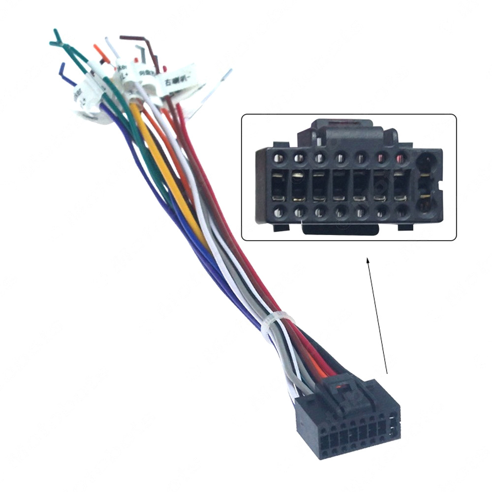 Car Stereo Power Cable BT radio GPS HD multimedia player accessory for ...
