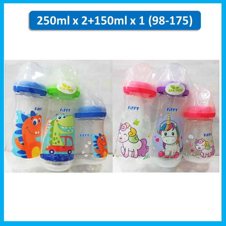 Fiffy Baby Bottle Various Pack Size and type/ Susu Botol Baby/ feeding ...