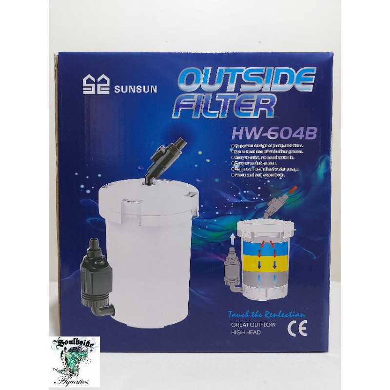 SUNSUN Outside Filter HW-604B 14W (800L/H) | Shopee Philippines