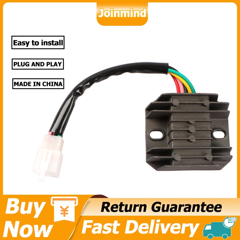 5 Wire Full Wave Motorcycle Regulator Rectifier for 12V DC Bike Quad ...