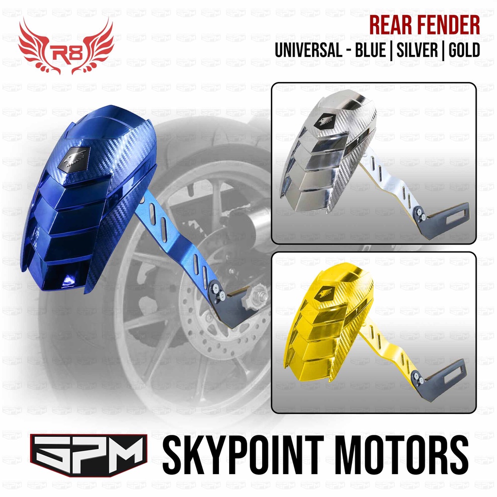 R8 Universal Rear Fender for Motorcycle SF-6602 (9803-036) | Shopee ...