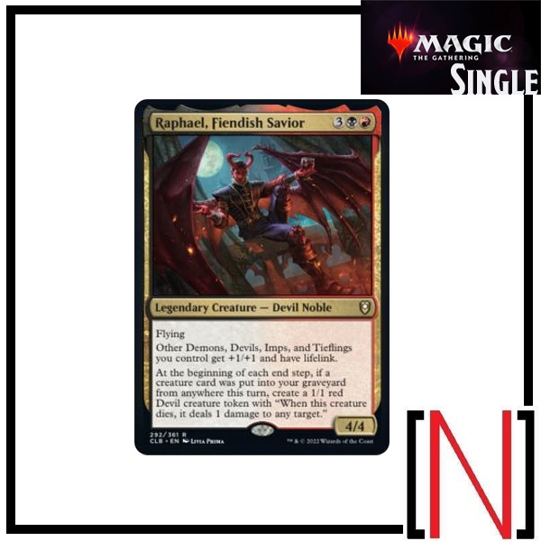 [MTG][Single][CLB] Raphael Fiendish Savior Rare [English] | Shopee ...