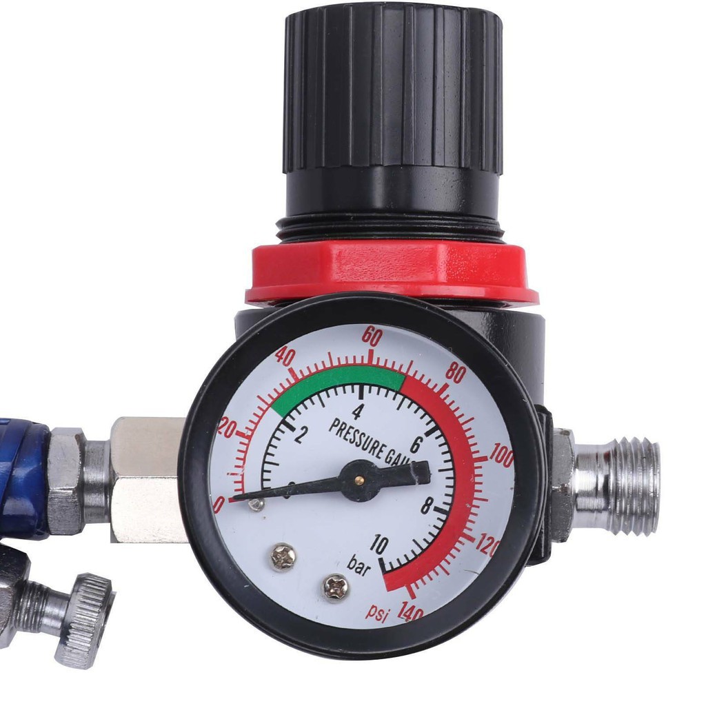 Adjust Air Pressure Regulator Gauge Spray Gun Accessories Pneumatic Gun Regulator Pressure ...