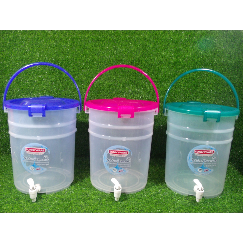 #9818-S Sunnyware Round Water Jug / Water Dispenser 20 Liters with ...