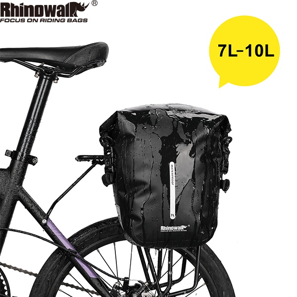 Rhinowalk Pannier Bag 2021 7-10L Bicycle Bag Waterproof Bike Pannier ...