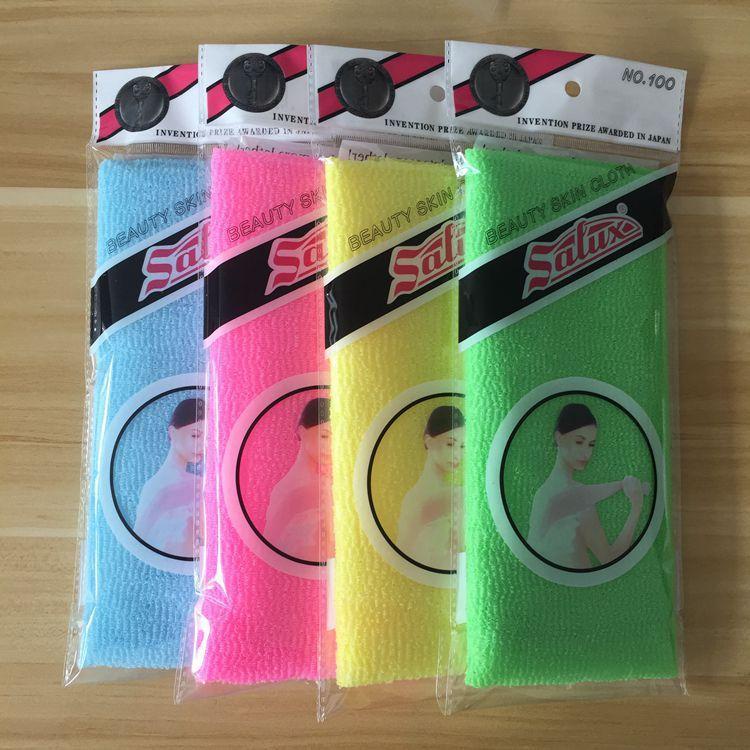 1pcs Salux bath towel nylon Exfoliating Beauty Skin Bath Body Shower/pc ...