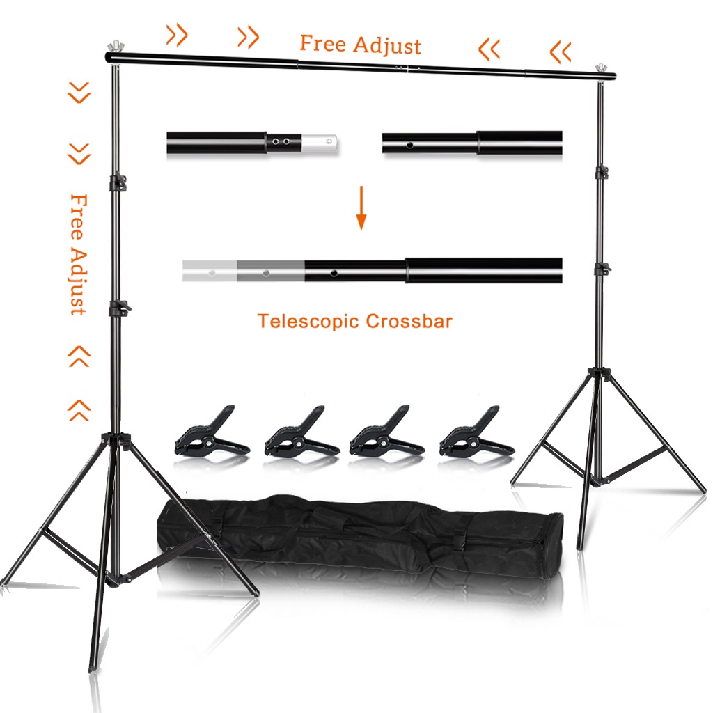 Background Support Equipment, 2x2m Adjustable Background Stand, with ...