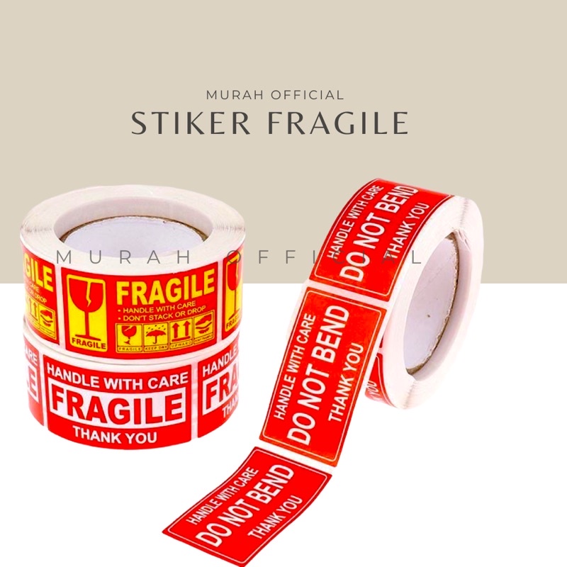 Fragile Sticker 250pcs/1 roll Sticker handle with care warning Sticker ...