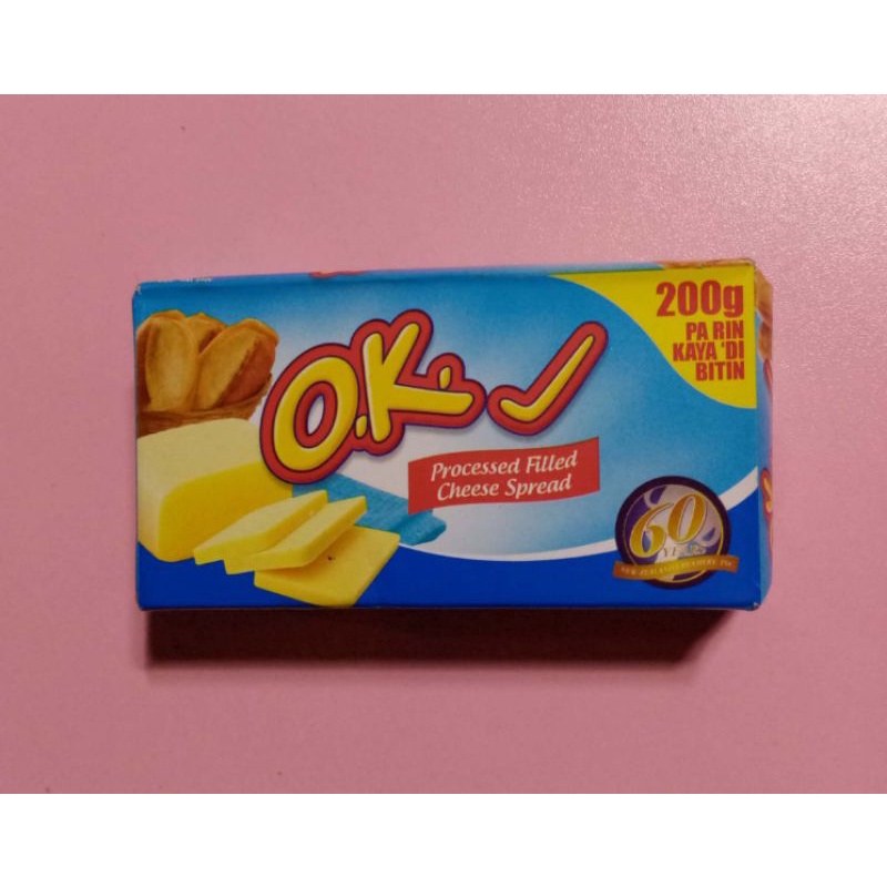 OK Processed Filled Cheese Spread 200g | Shopee Philippines