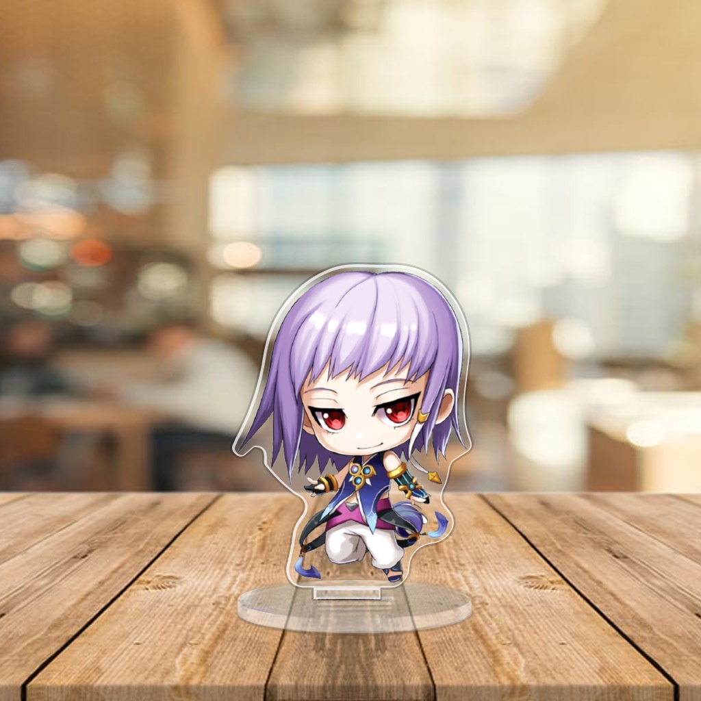 Mica nini standee model printed with Azin Grand chase cute decor study ...