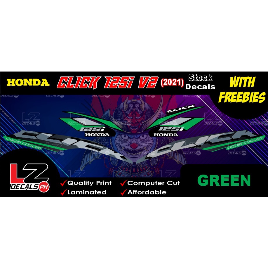 Honda Click 125i V2 (2021) Stock Decals / Sticker | Shopee Philippines
