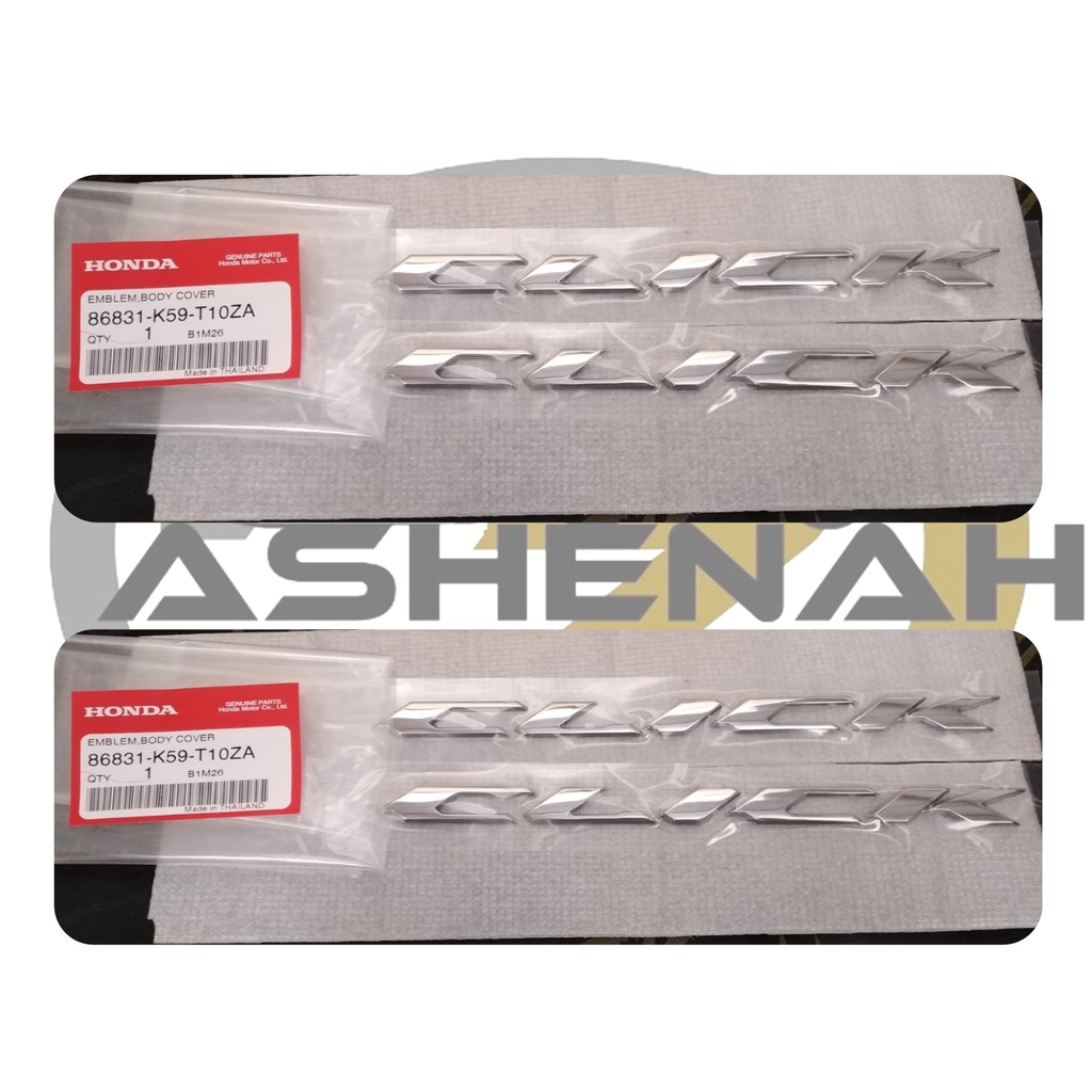 Honda Click emblem 86831-K59-T10ZA EMBLEM, BODY COVER | Shopee Philippines