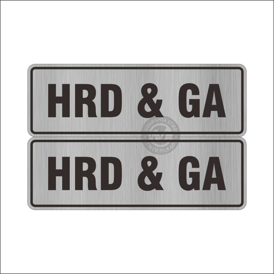HRD & GA ROOM VINYL STICKER 30X10CM | Shopee Philippines