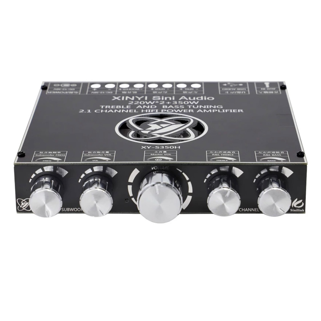 2*220W+350W TPA3251 Bluetooth Power Amplifier Board 2.1Ch Class D USB ...