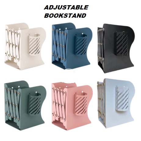 Retractable Bookends For Shelves Book Support Stand Adjustable Bookrack ...